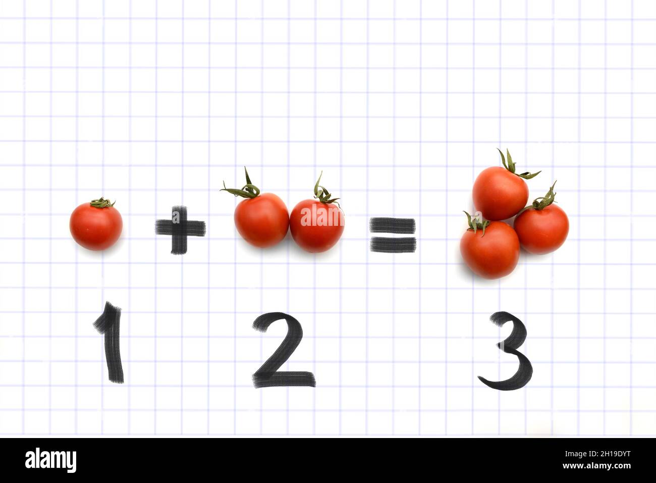 Child maths equation Cut Out Stock Images & Pictures - Alamy