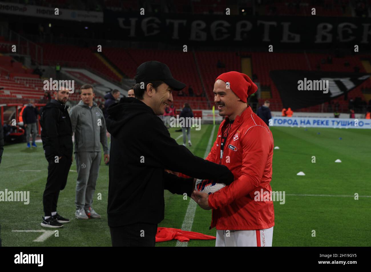 MOSCOW, RUSSIA, OKTOBER 16, 2021. The 2021/22 Russian Football Premier League. Round 11 ...