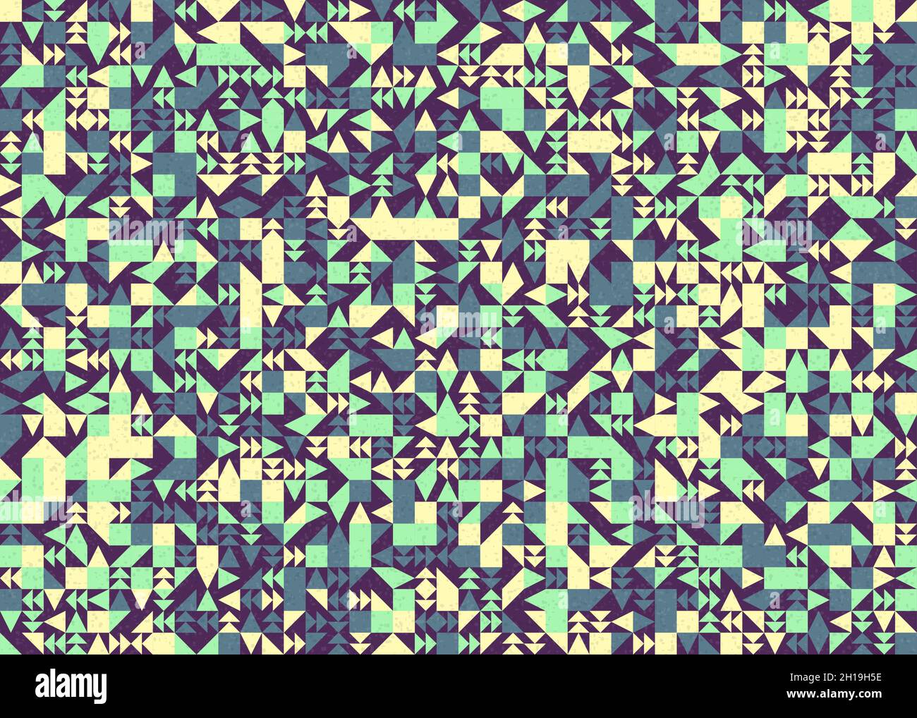 Abstract Geometrical generative computational art illustration Stock ...