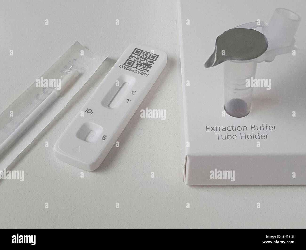 Flowflex sars cov 2 antigen rapid test self testing hi-res stock ...