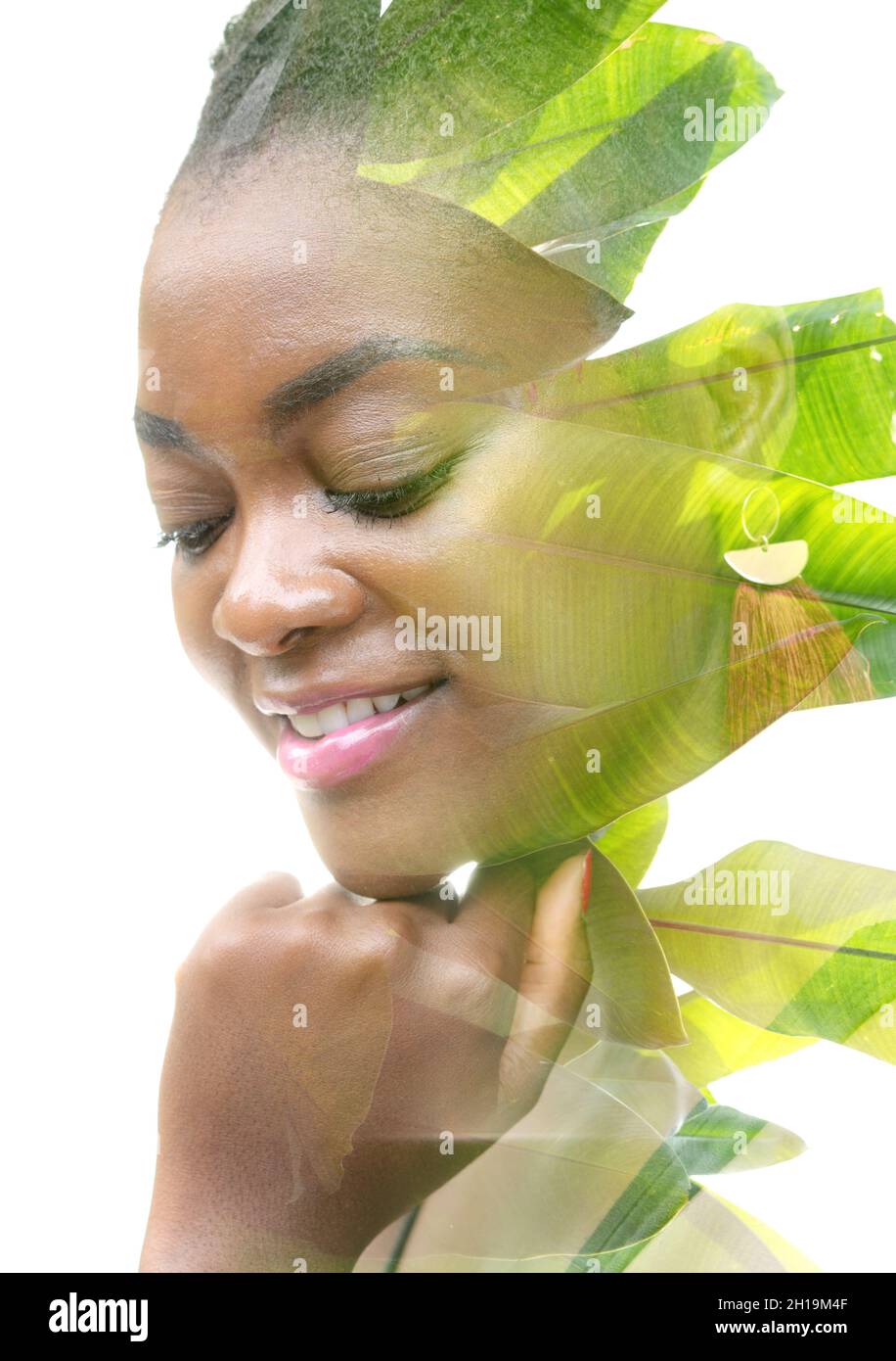 Double exposure face hi-res stock photography and images - Alamy