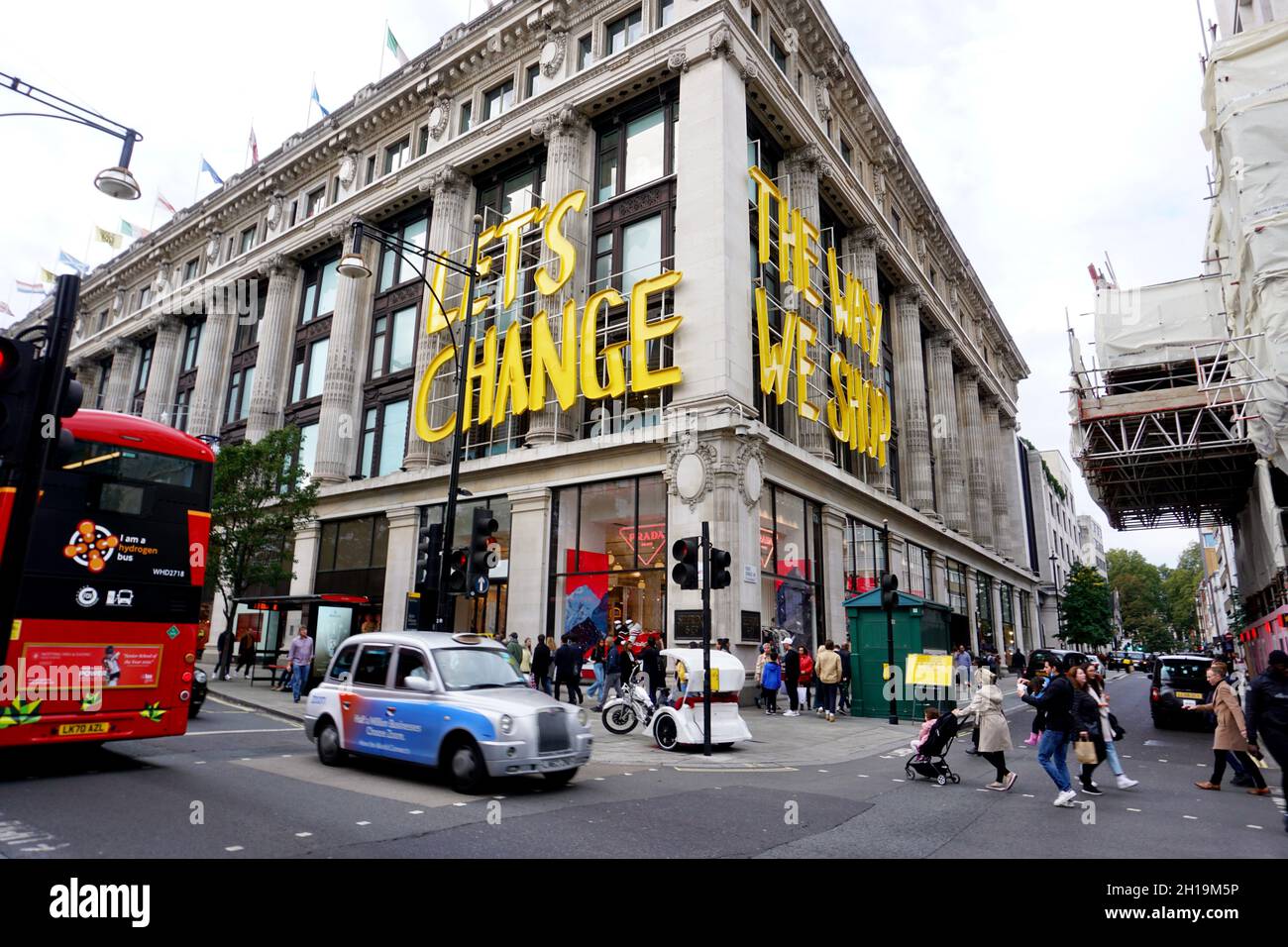 Selfridges Flagship Store in Street London, United Kingdom Stock Photo ...