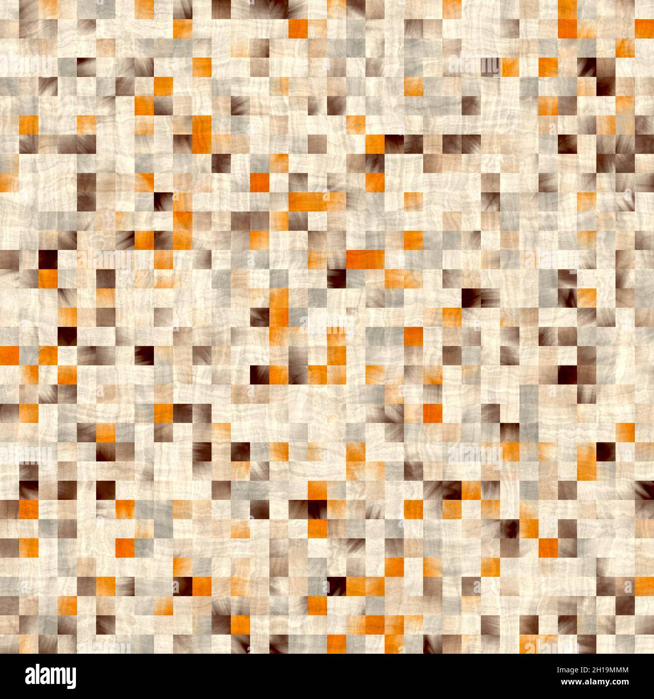 Seamless square tile faux wall mosaic pattern for surface design and ...