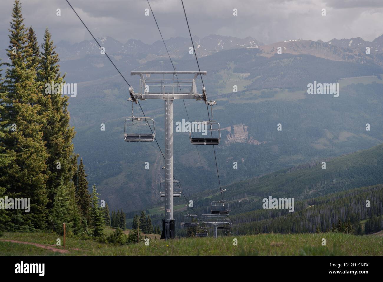 Vail Mountain during summer Stock Photo - Alamy