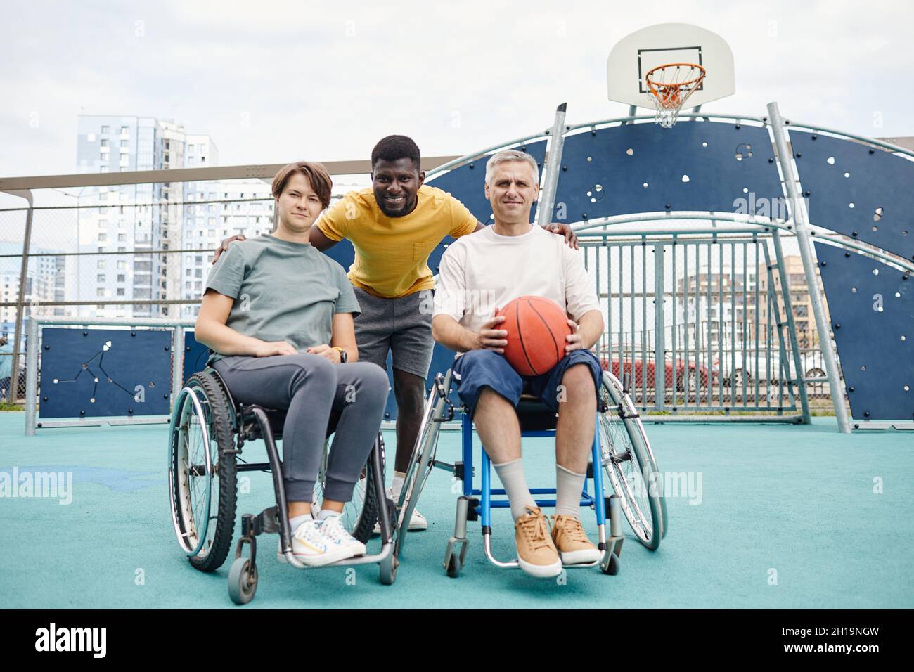 Disability support team hi-res stock photography and images - Alamy
