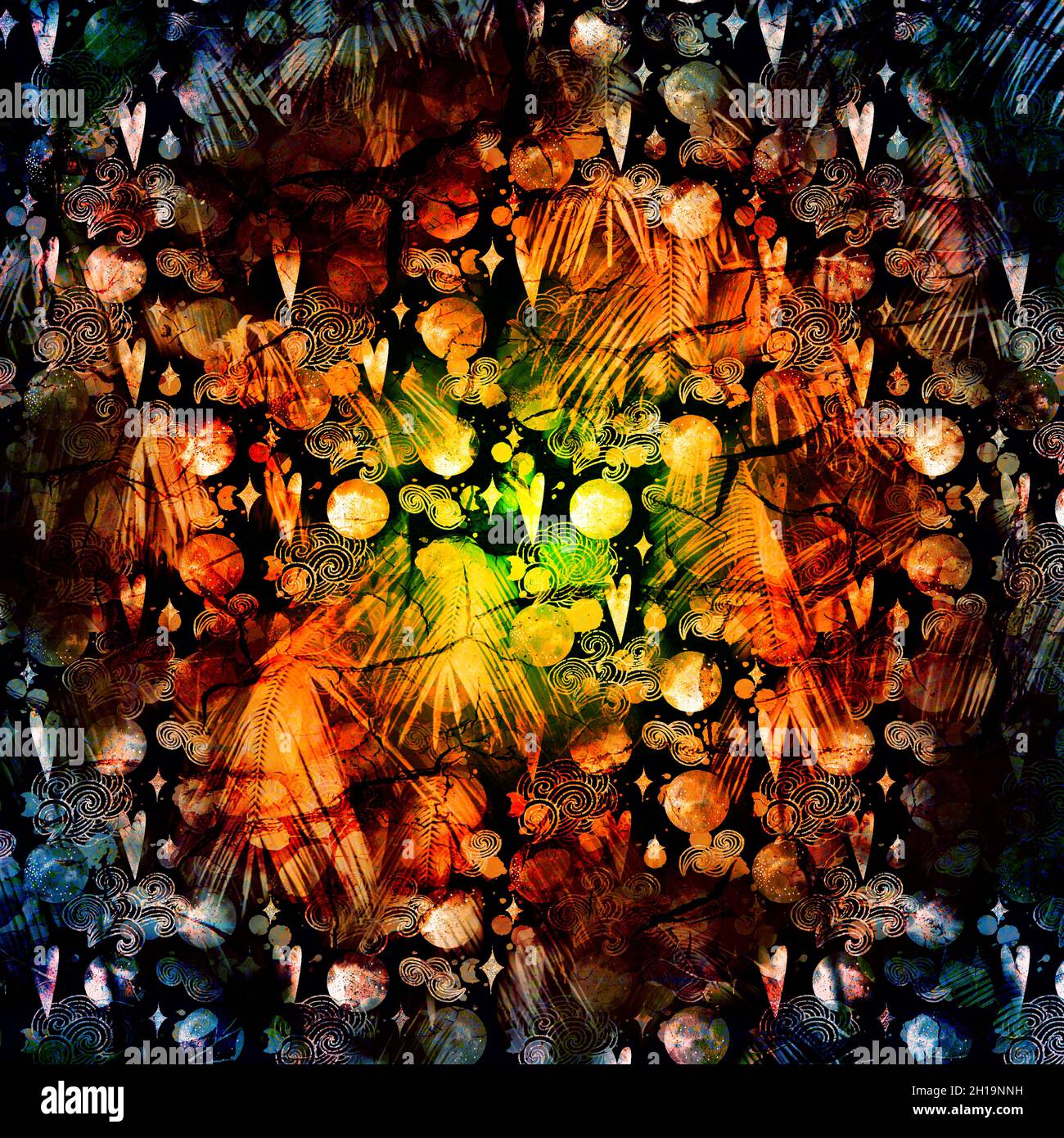 Fashion fabric print patterns, dress designs Stock Photo - Alamy