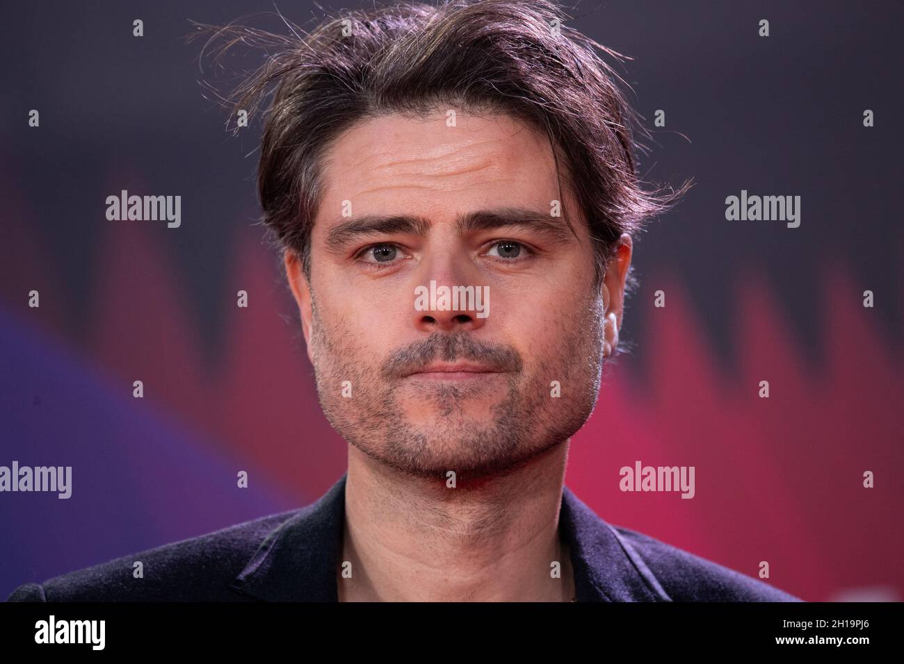 London, UK. 17 October 2021. Richard Short arriving for the premiere of ...