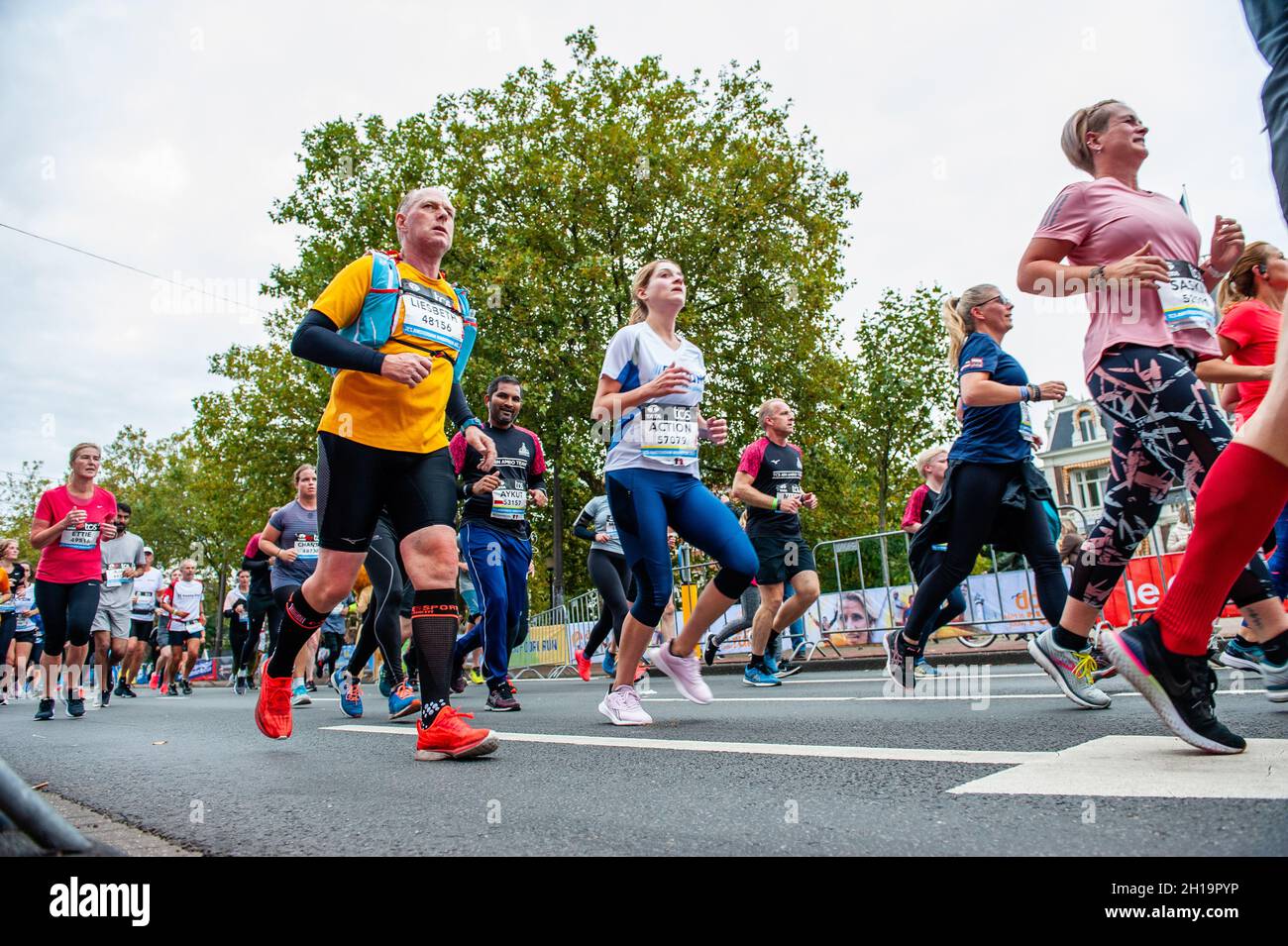 Runners from all ages are seen participating in the marathon. Last year ...