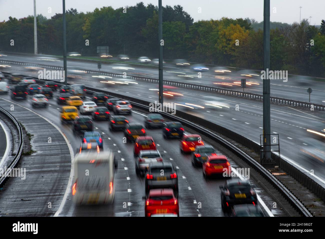 M8 junction 24 hi-res stock photography and images - Alamy