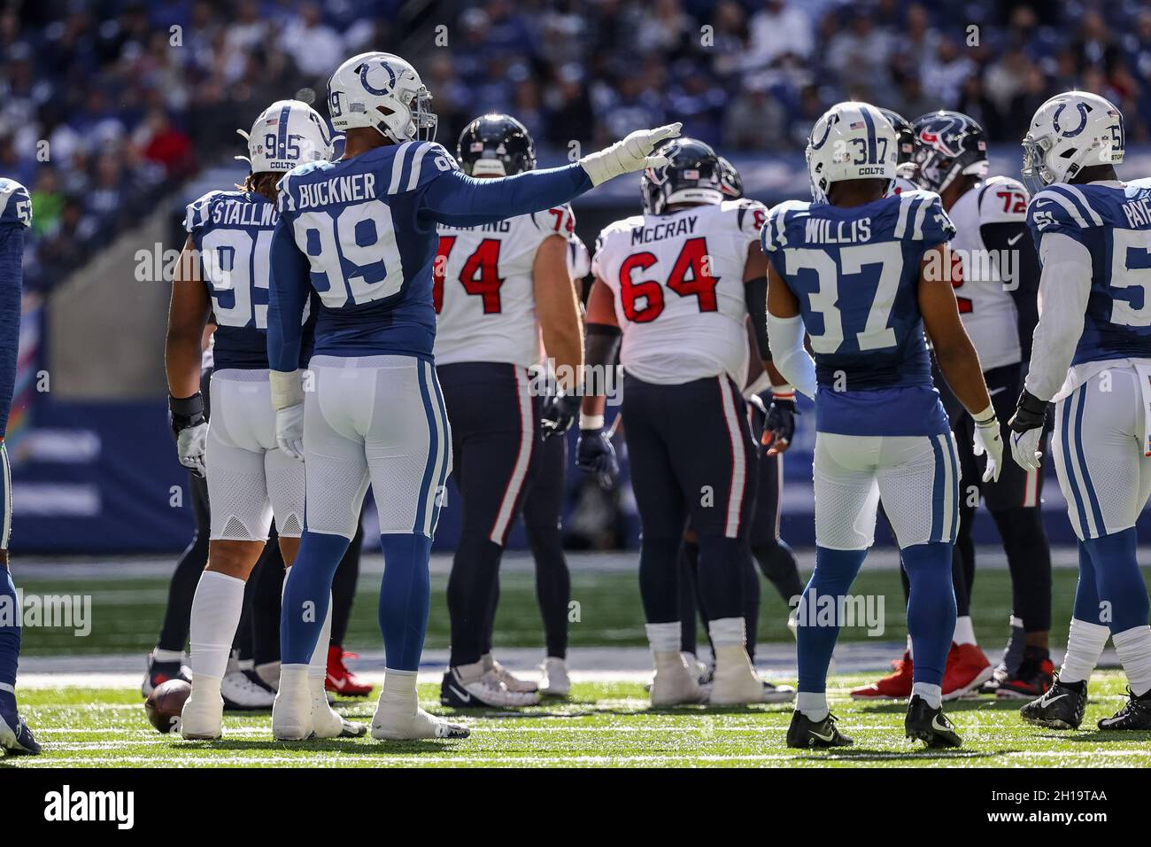 Indianapolis, Indiana, USA. 17th Oct, 2021. Indianapolis Colts ...
