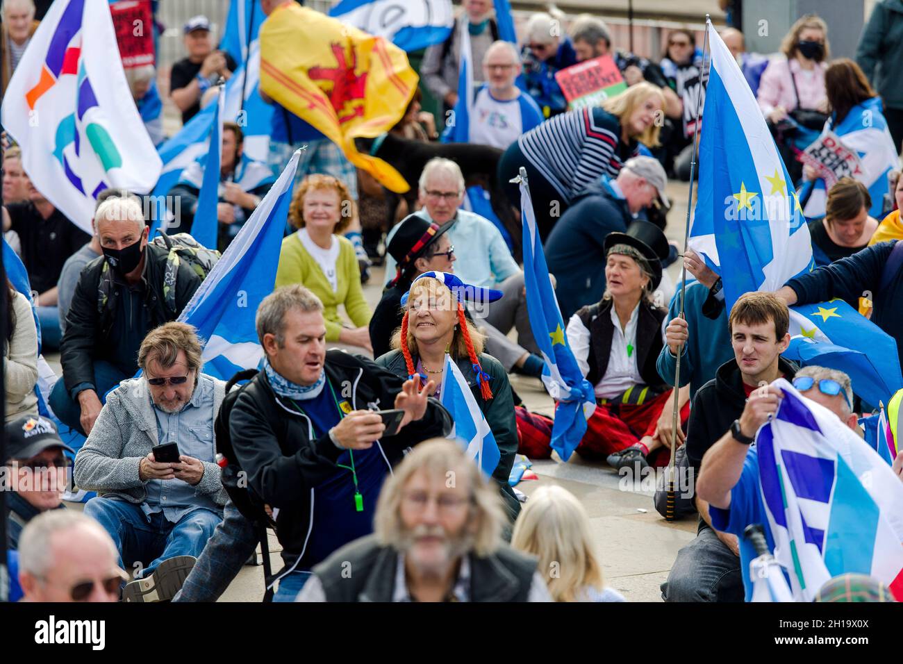 All under one banner march from Edinburgh's Commonwealth pool to ...