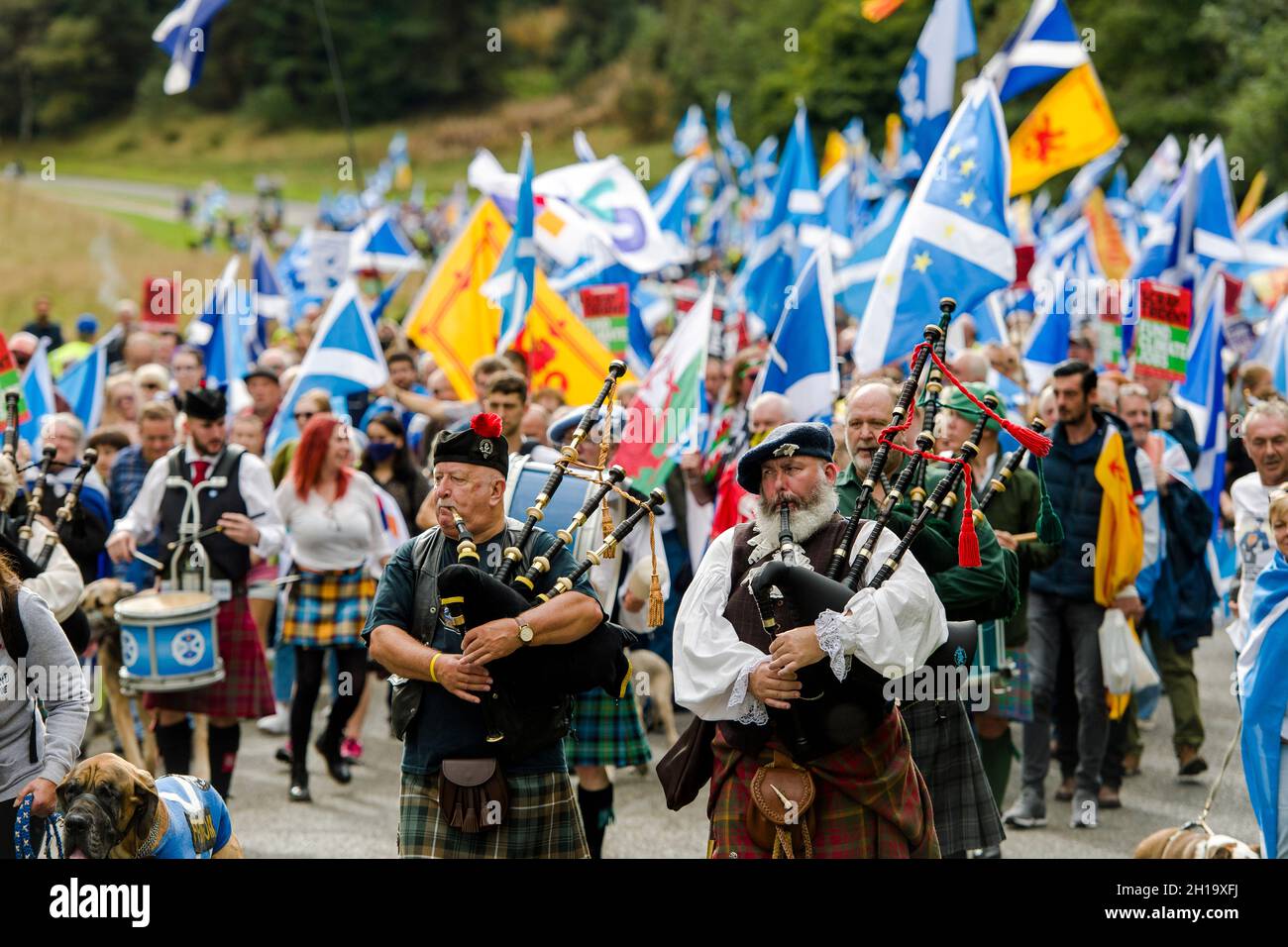 All under one banner march from Edinburgh's Commonwealth pool to ...