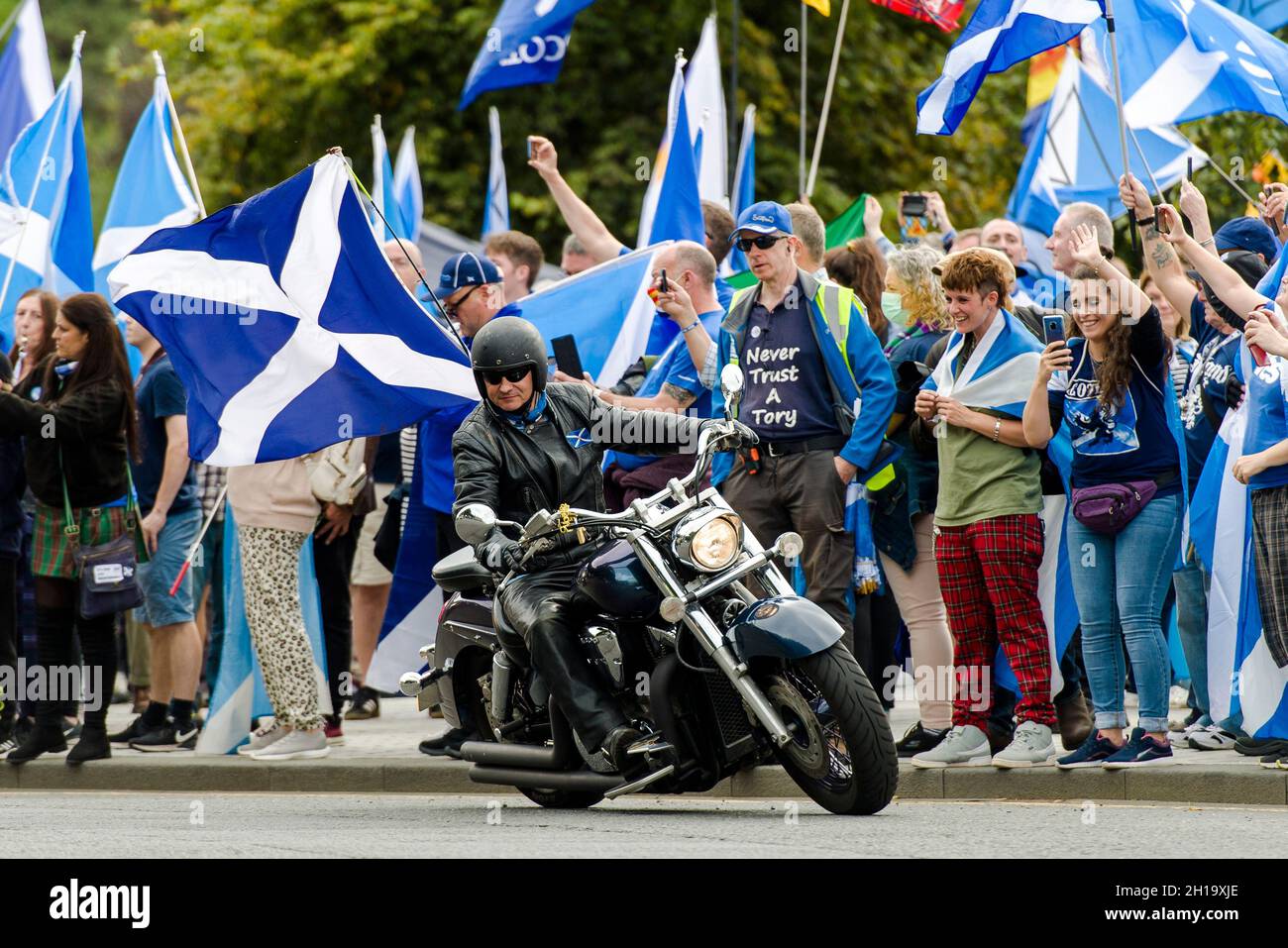 All under one banner march from Edinburgh's Commonwealth pool to ...