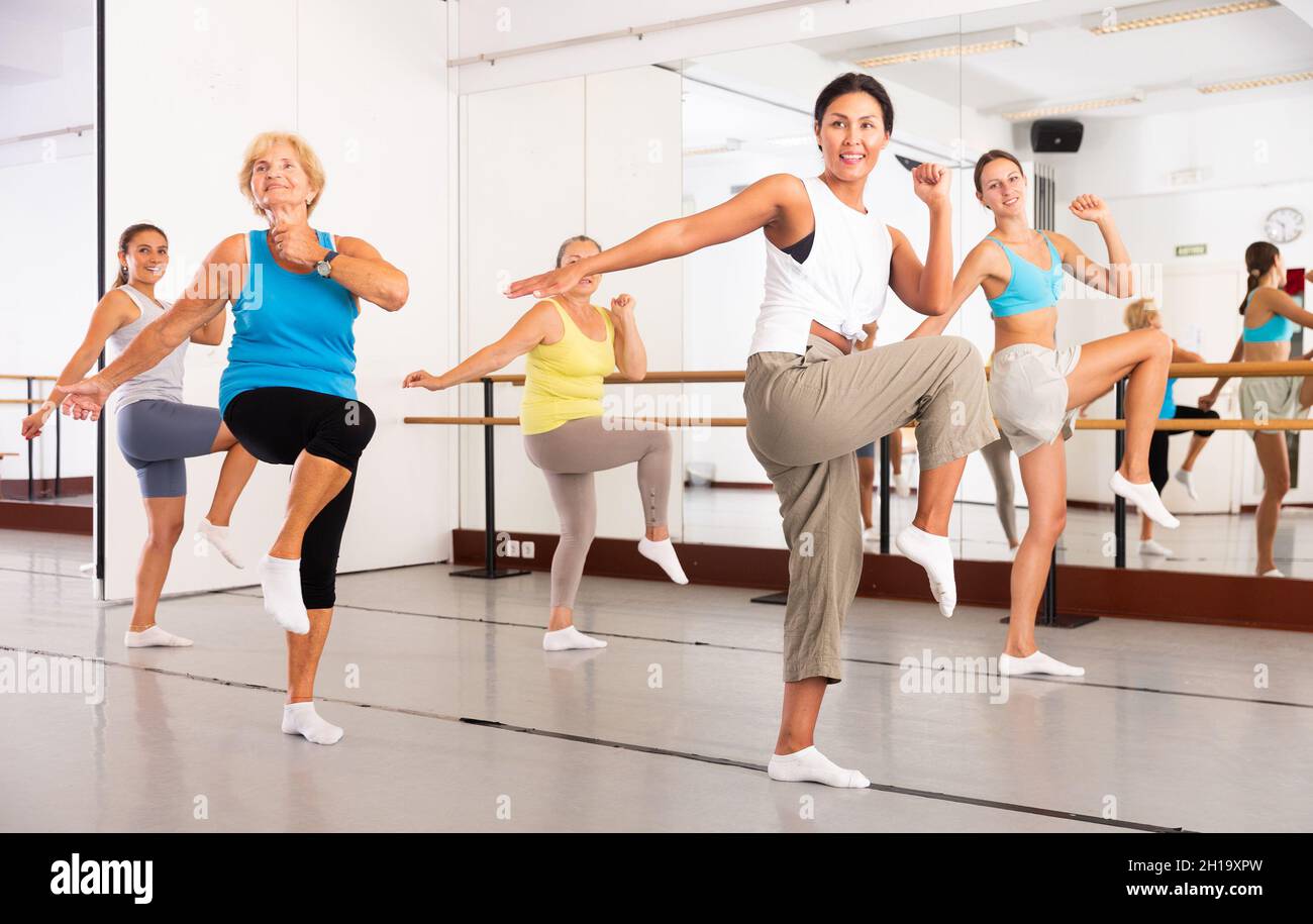 Woman performing energetic dance in hi-res stock photography and images ...