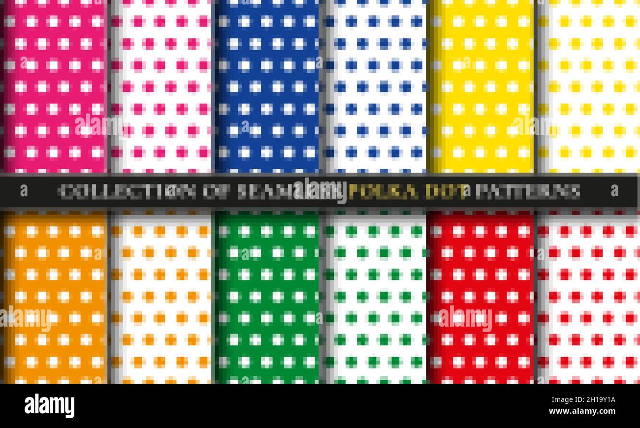 Turquoise polka dots pattern Stock Vector Images - Alamy