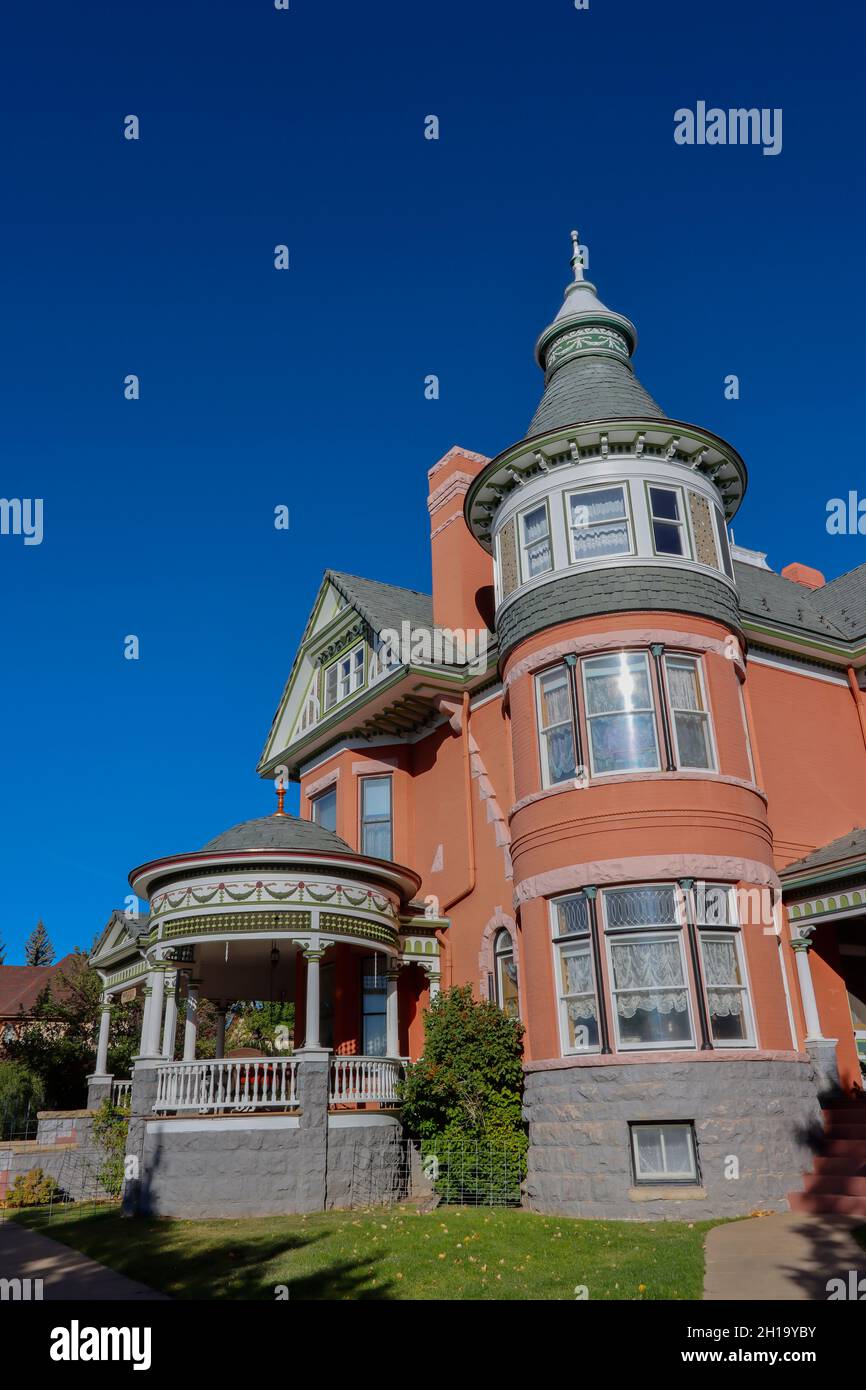 The historic Ferris Mansion in Rawlins, WY Stock Photo - Alamy
