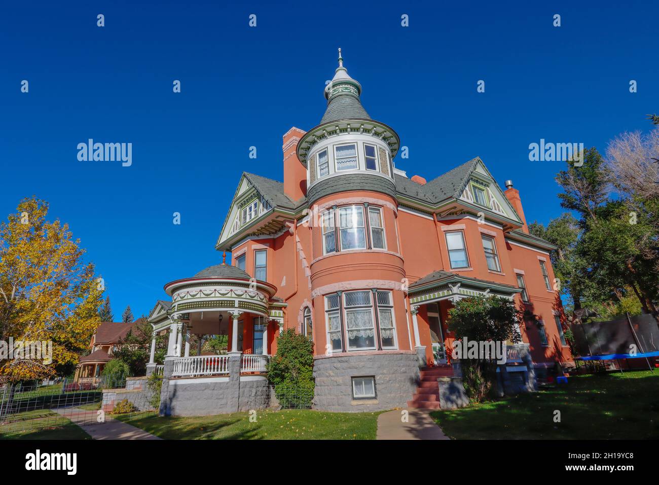 The historic Ferris Mansion in Rawlins, WY Stock Photo - Alamy