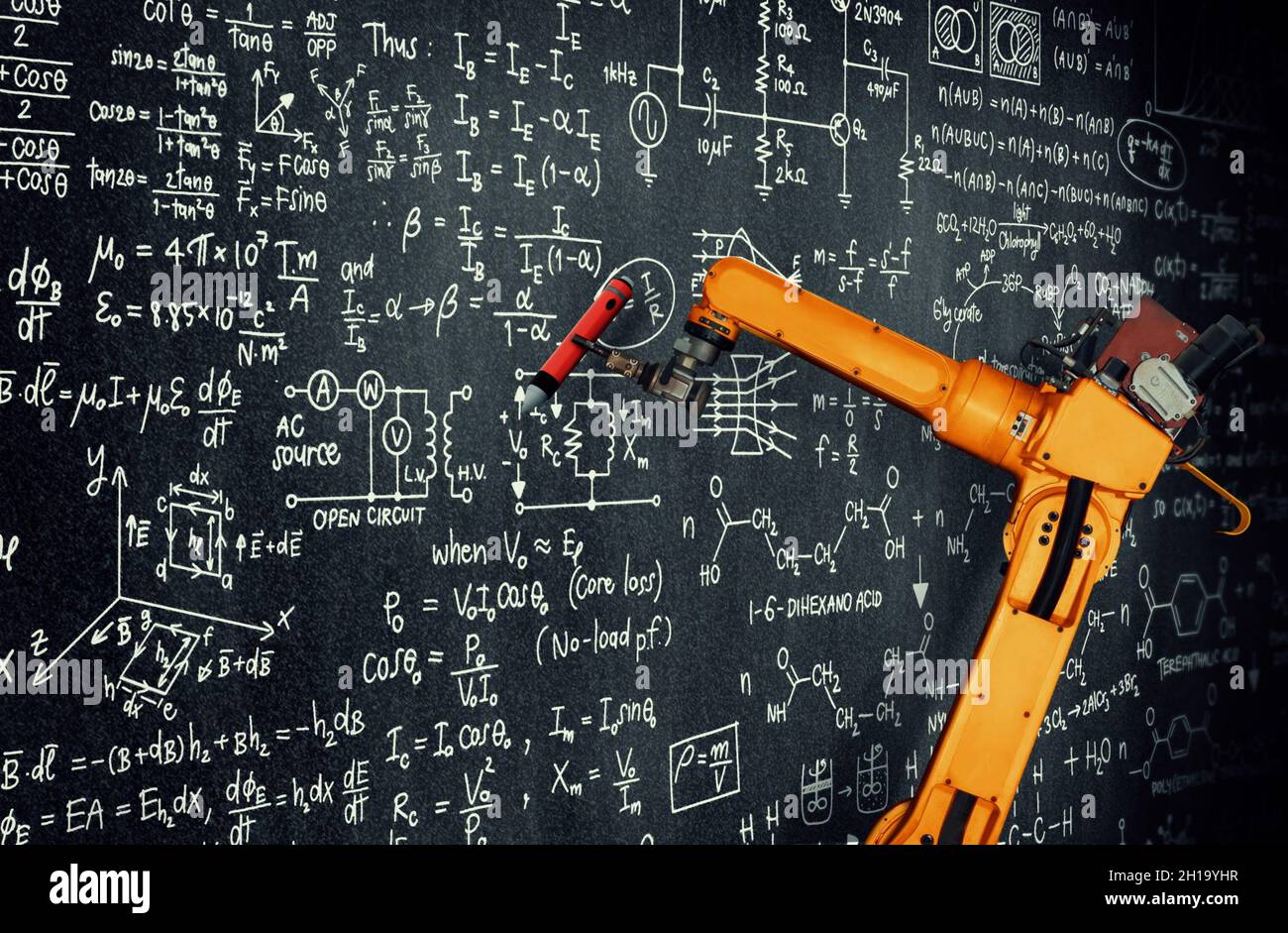 Solving math problem computer hi-res stock photography and images - Alamy