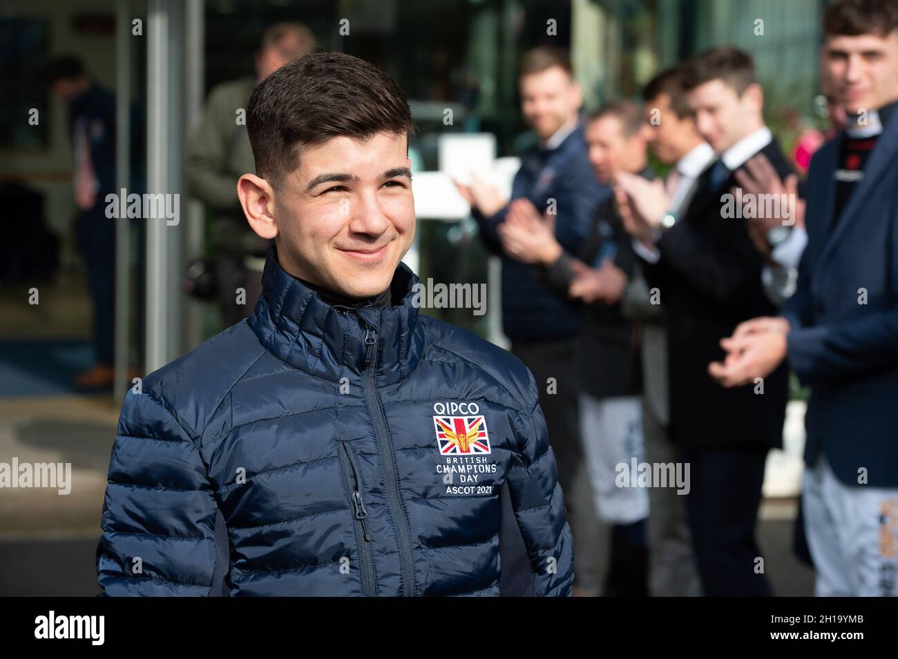 Ascot, Berkshire, UK. 16th October, 2021. Marco Ghiani was crowned the ...