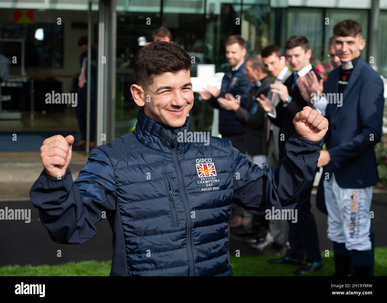 Ascot, Berkshire, UK. 16th October, 2021. Marco Ghiani was crowned the ...