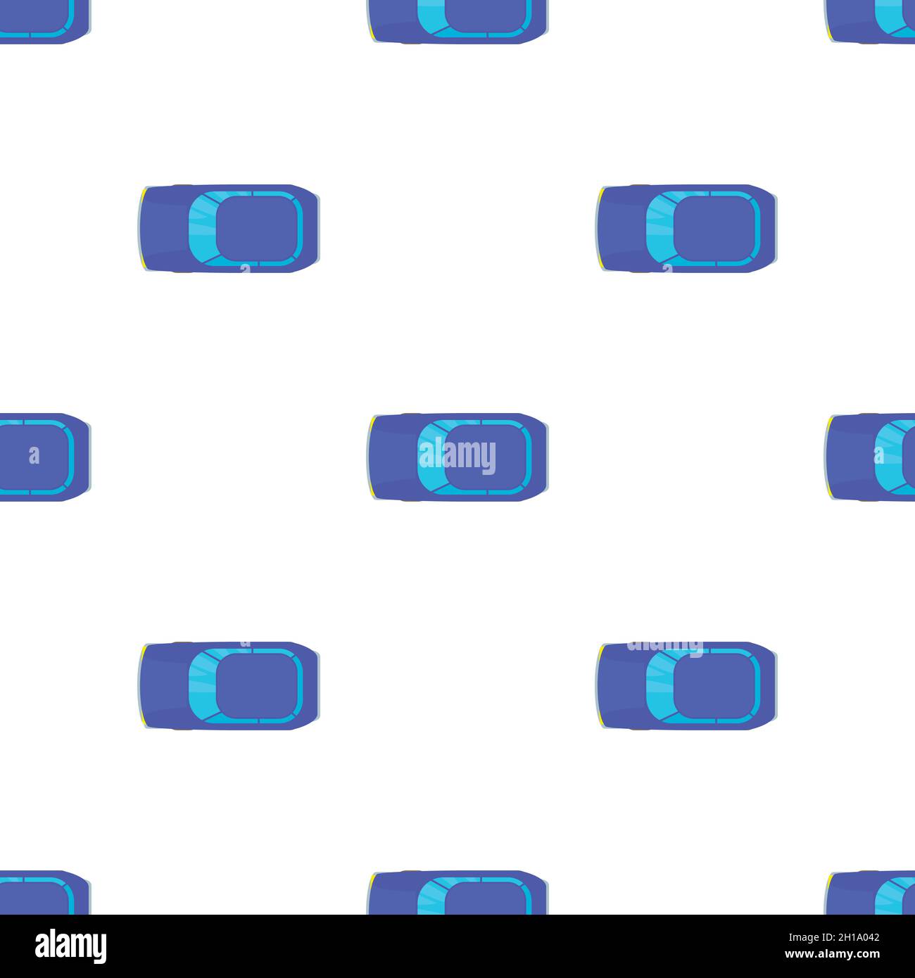 Blue car top view pattern seamless background texture repeat wallpaper ...