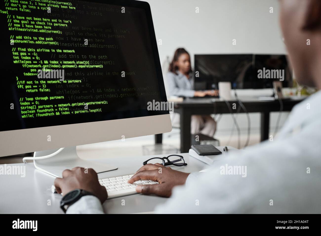 Work computer close up corporate hi-res stock photography and images ...