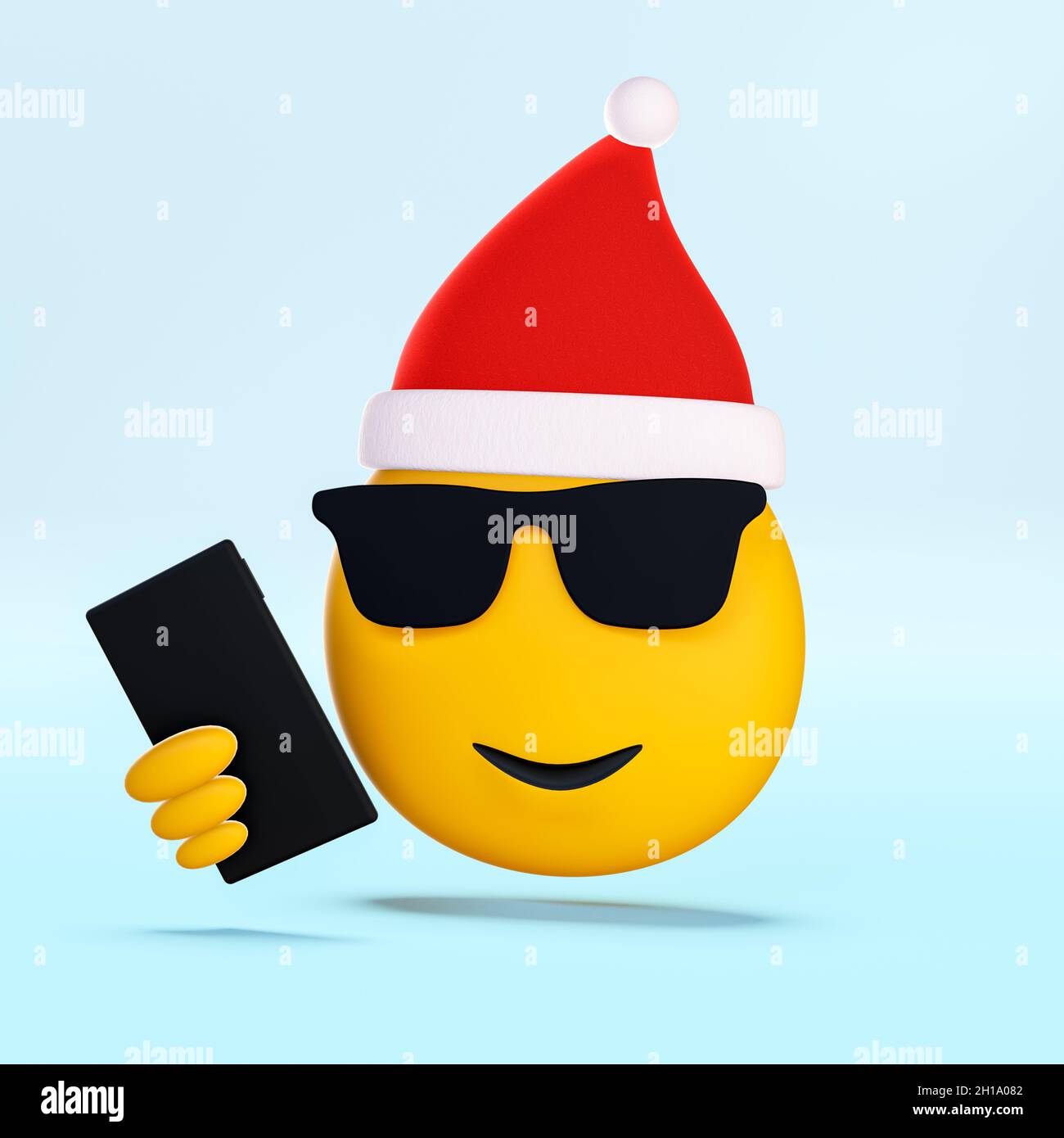 Santa emoji hi-res stock photography and images - Alamy