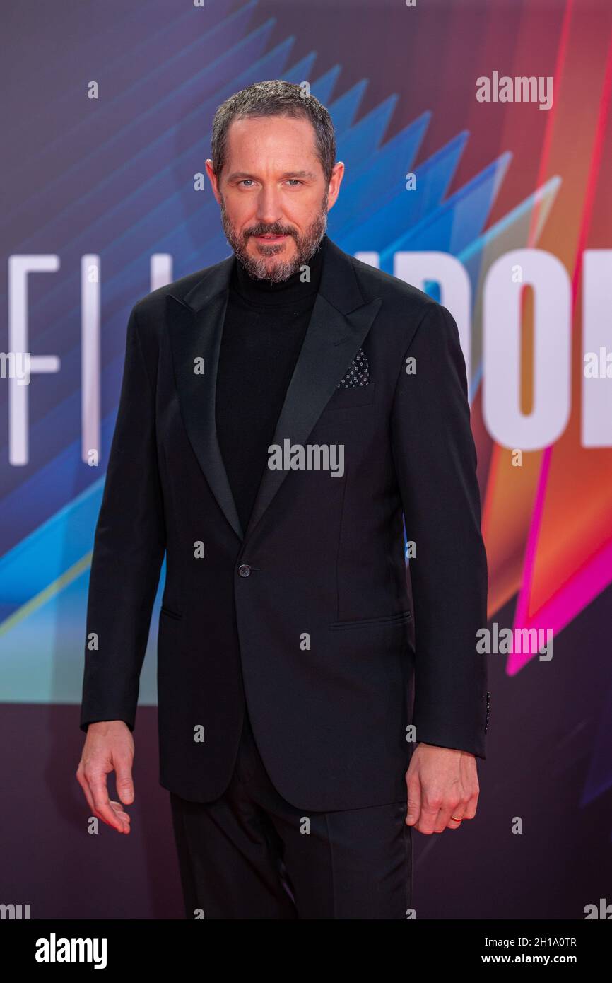 London, UK. 17th Oct, 2021. Bertie Carvel attends "The Tragedy Of ...