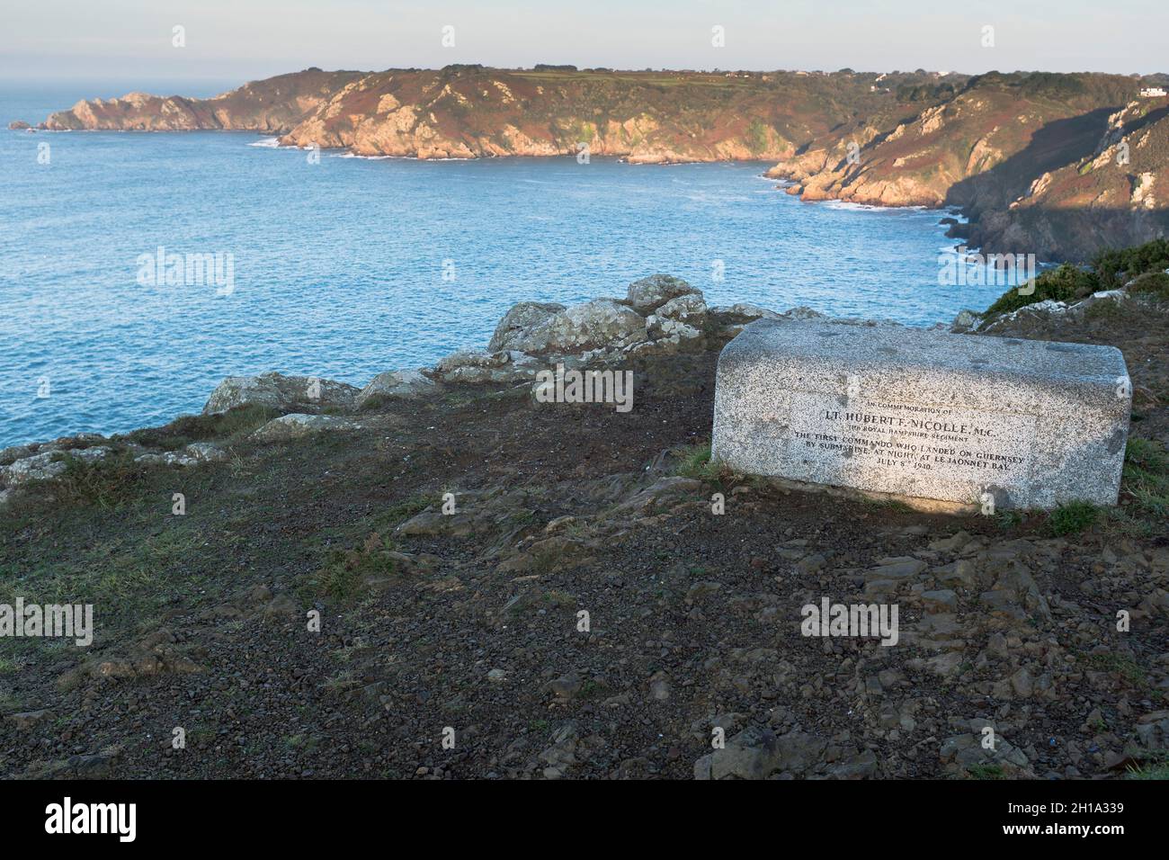 dh Icart point ST MARTIN GUERNSEY Saint Martins coast cliffs first ...