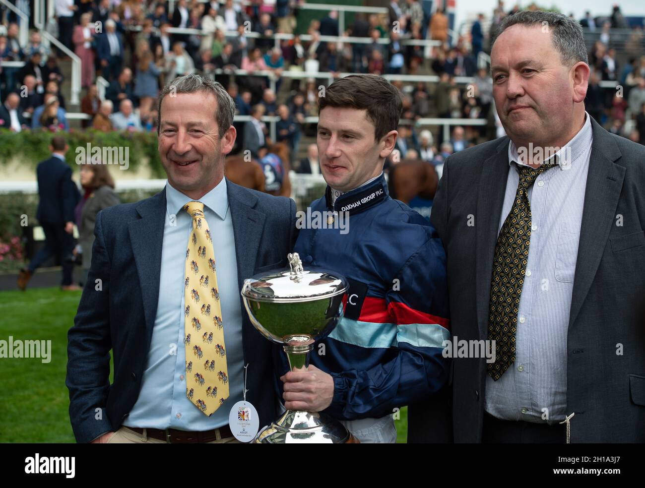 Ascot, Berkshire, UK. 16th October, 2021. 26 year old Irish jockey ...