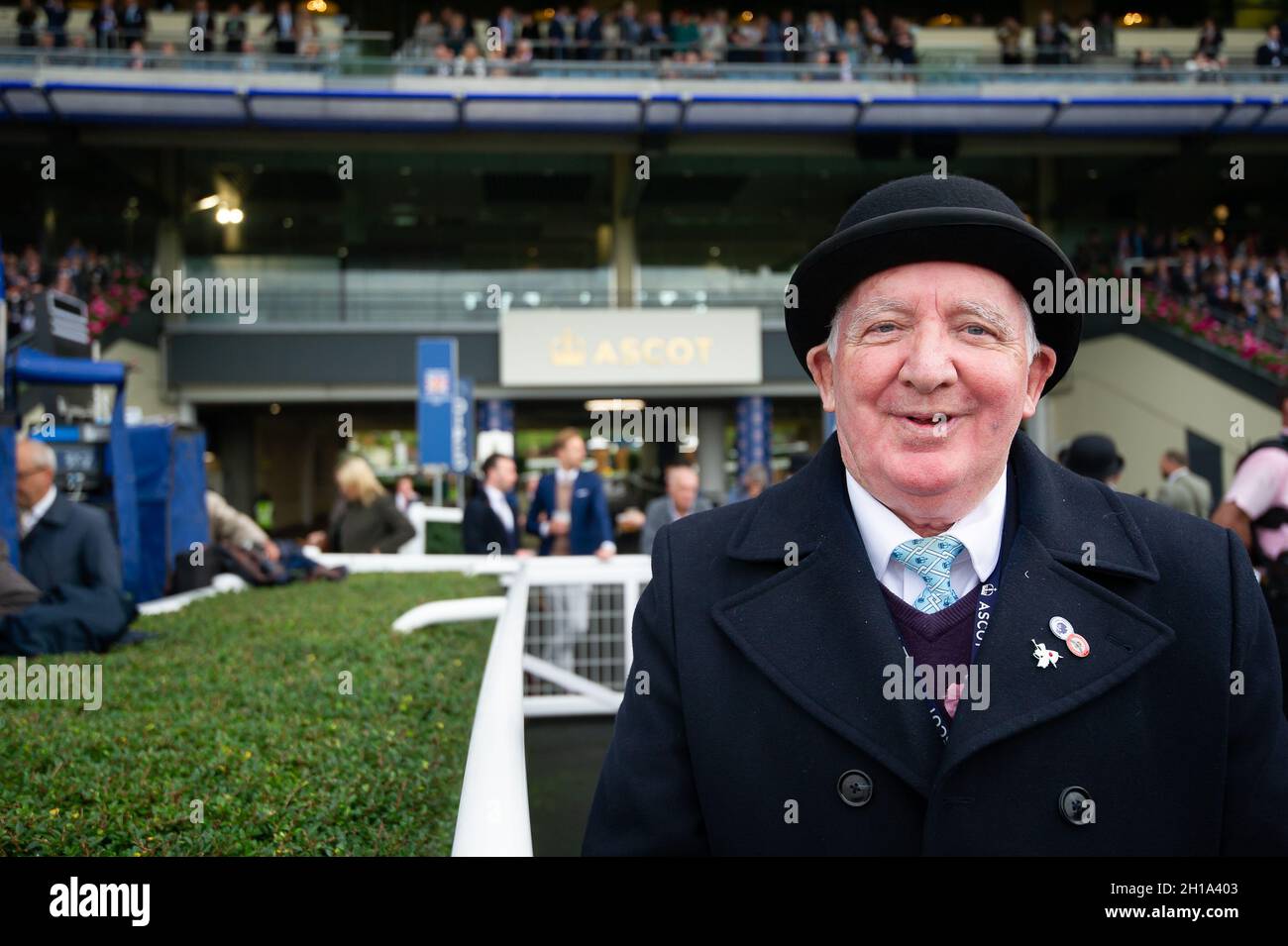 Ascot, Berkshire, UK. 16th October, 2021. Former jockey and steward at ...