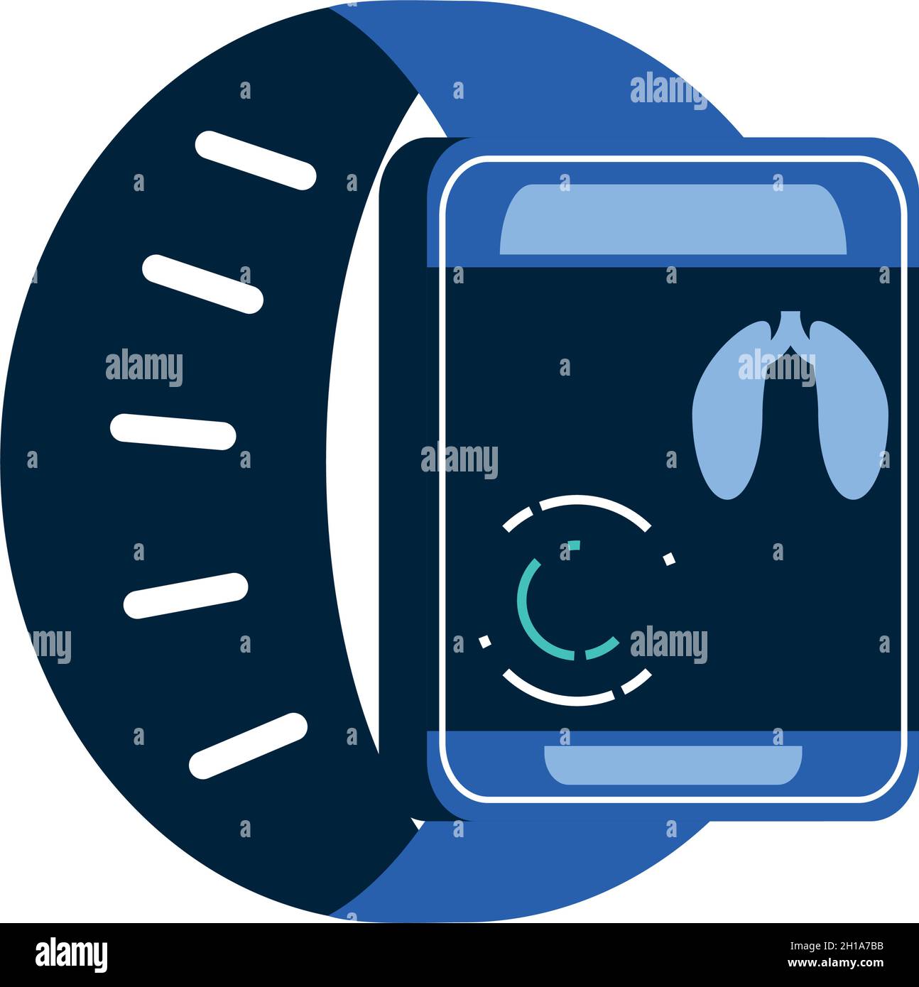 Monitoring screen time Stock Vector Images - Alamy