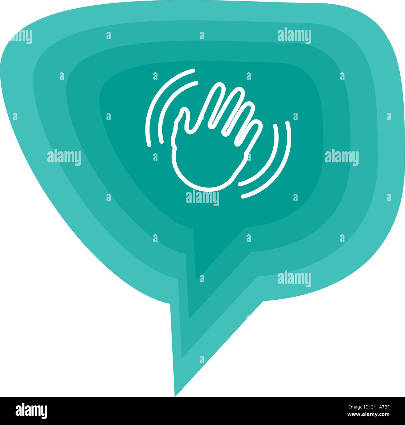 hello message in specch bubble Stock Vector Image & Art - Alamy