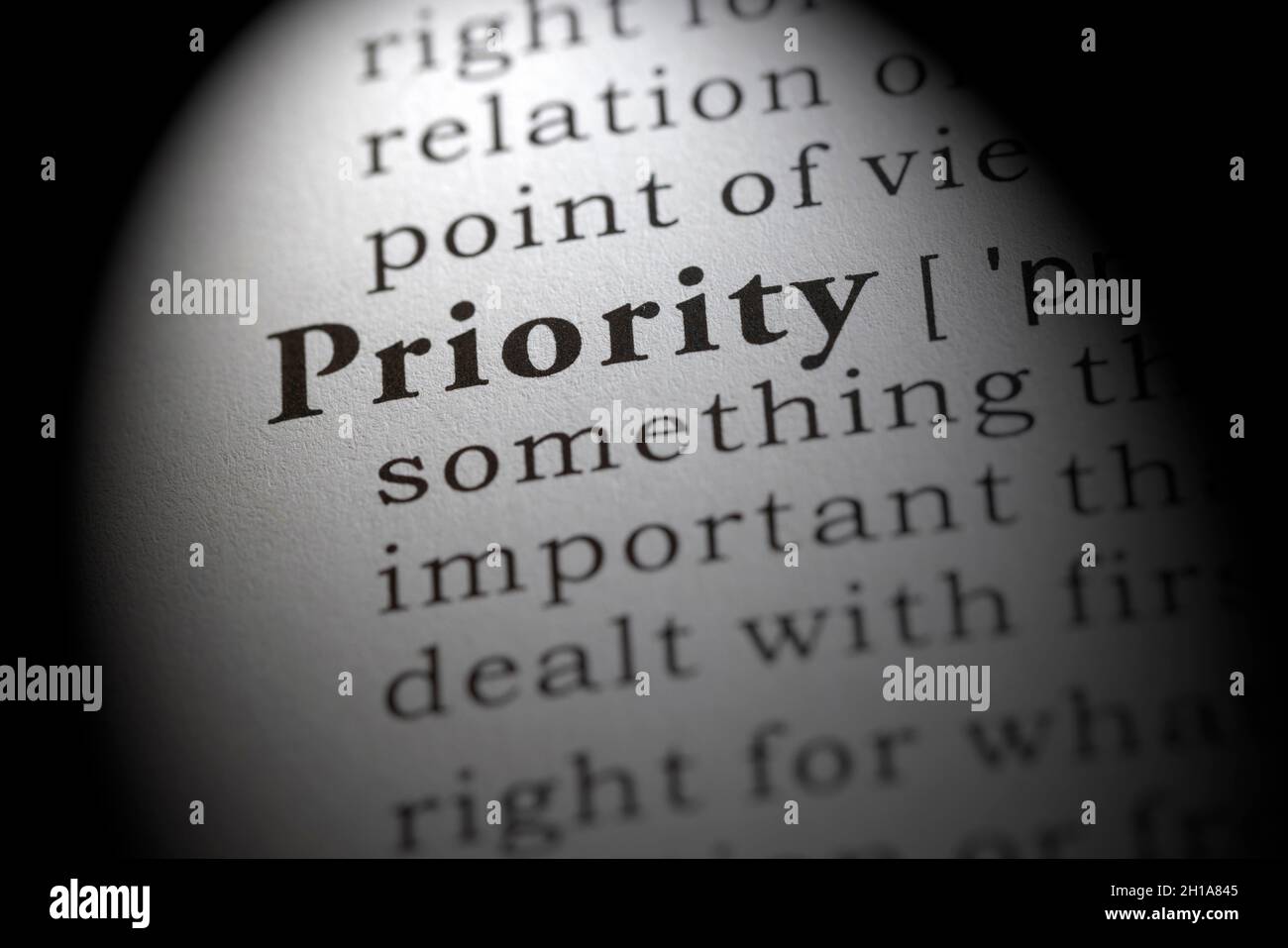 Fake Dictionary word, Dictionary definition of priority, first priority ...