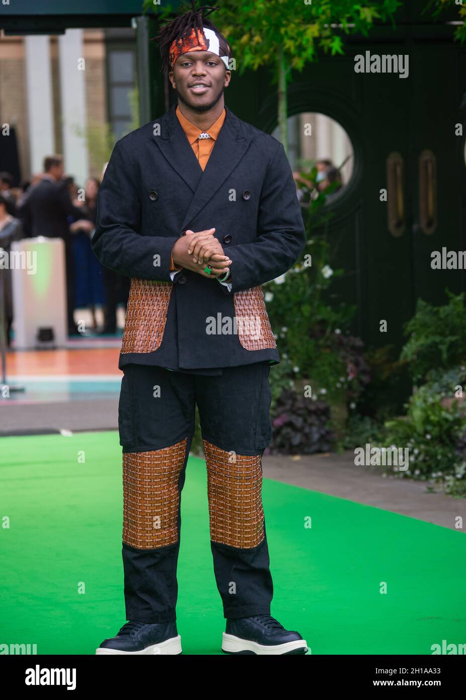 London, UK. 17th Oct, 2021. KSI attends the Earthshot Prize 2021 at ...