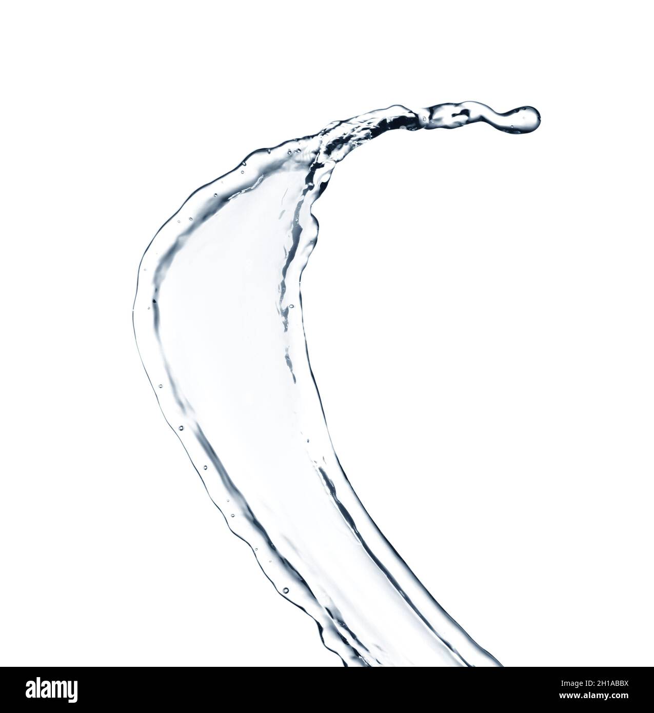 Splash of fresh water on white background Stock Photo - Alamy