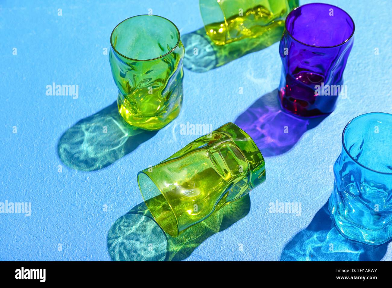 Beautiful empty glasses on hi-res stock photography and images - Alamy