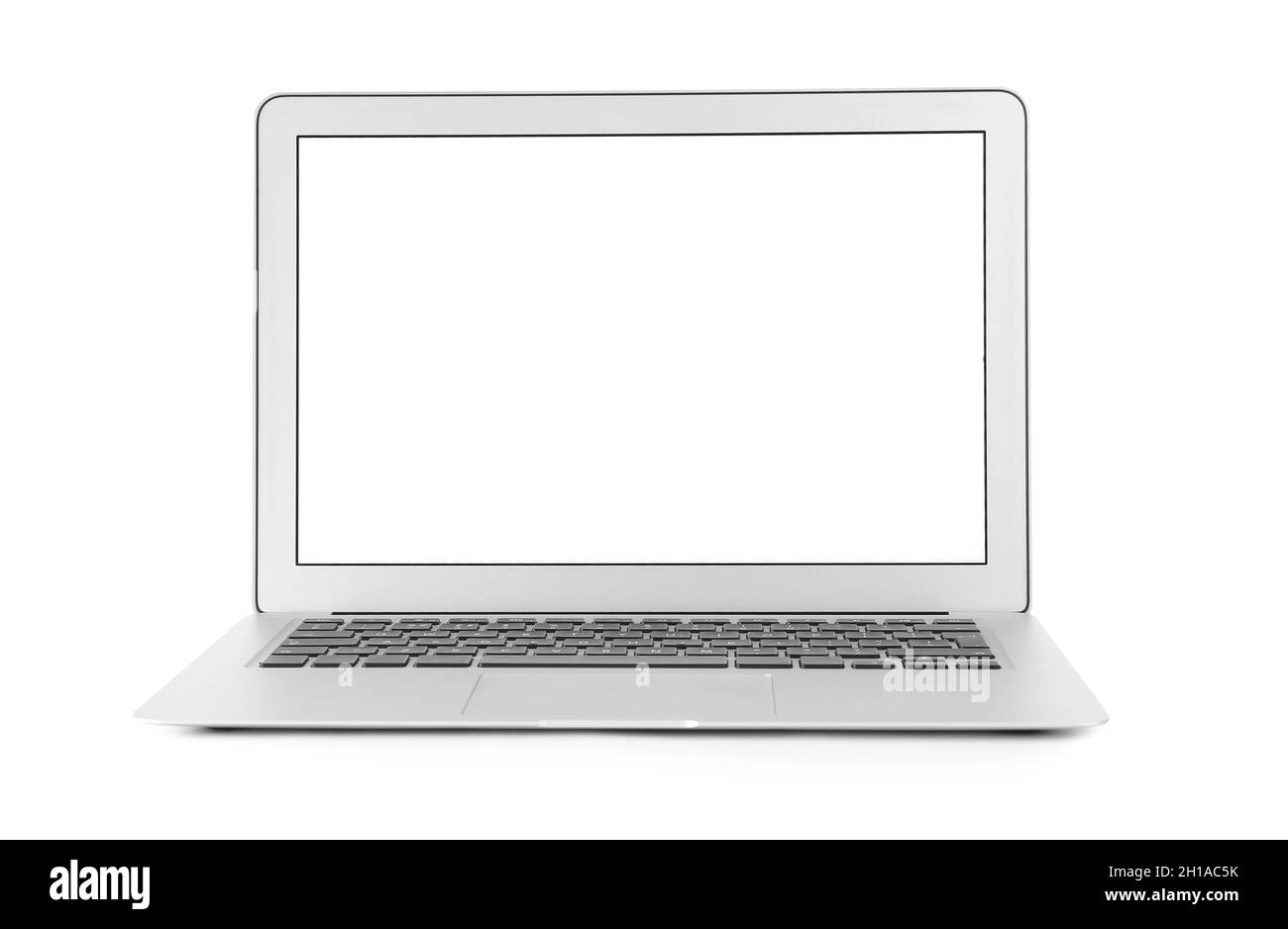 Laptop mockup screen background Black and White Stock Photos & Images ...