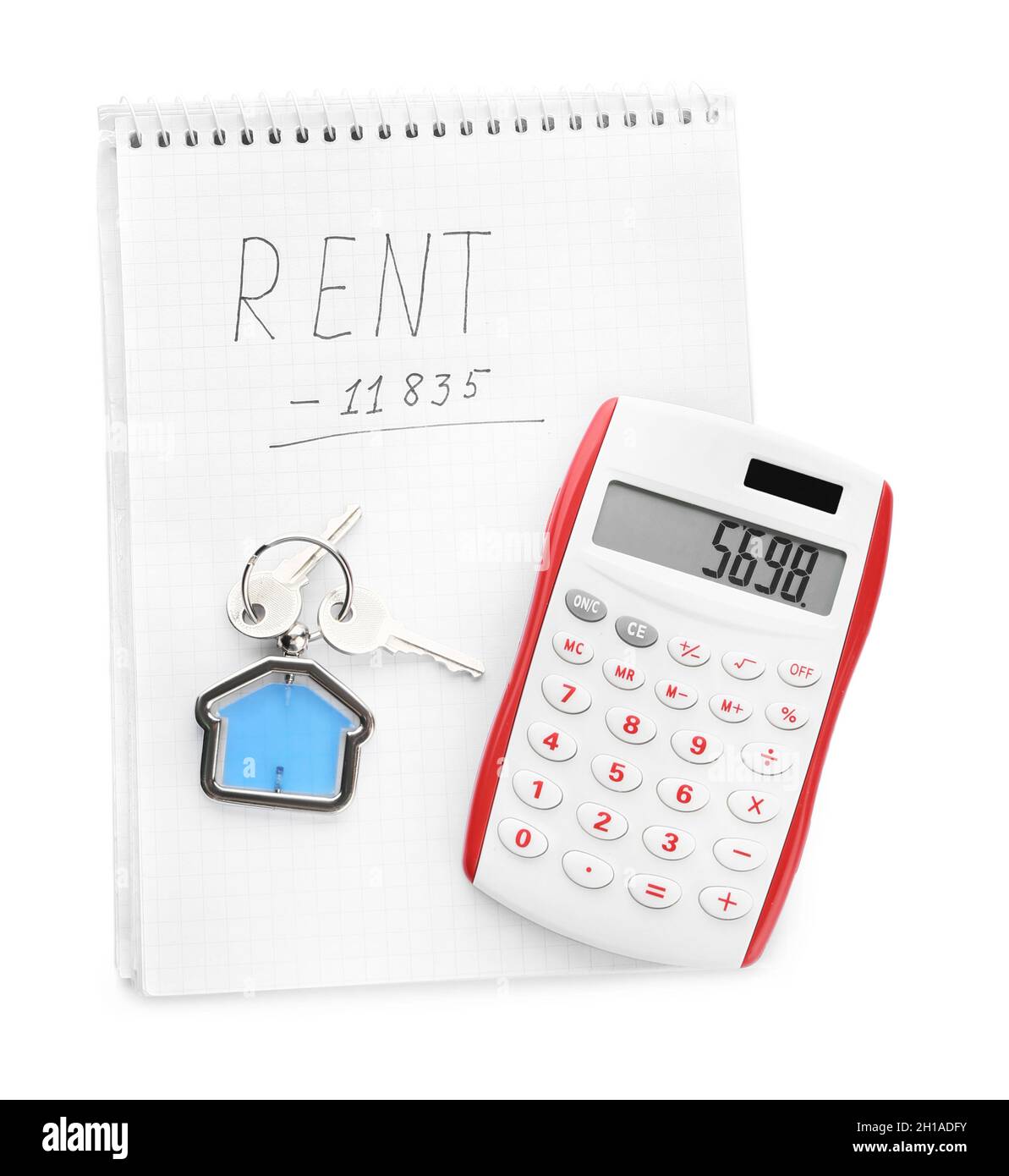 Real estate house concept calculator Cut Out Stock Images & Pictures ...