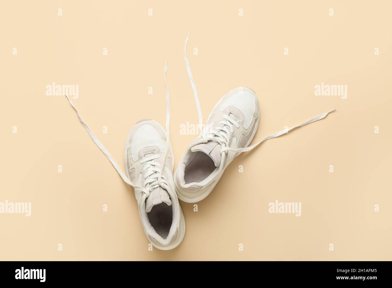 Untied Shoelaces High Resolution Stock Photography and Images - Alamy