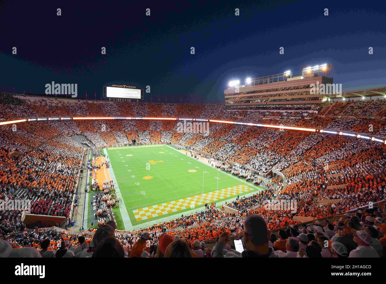 October 16, 2021: Neyland Stadium before the NCAA football game between ...