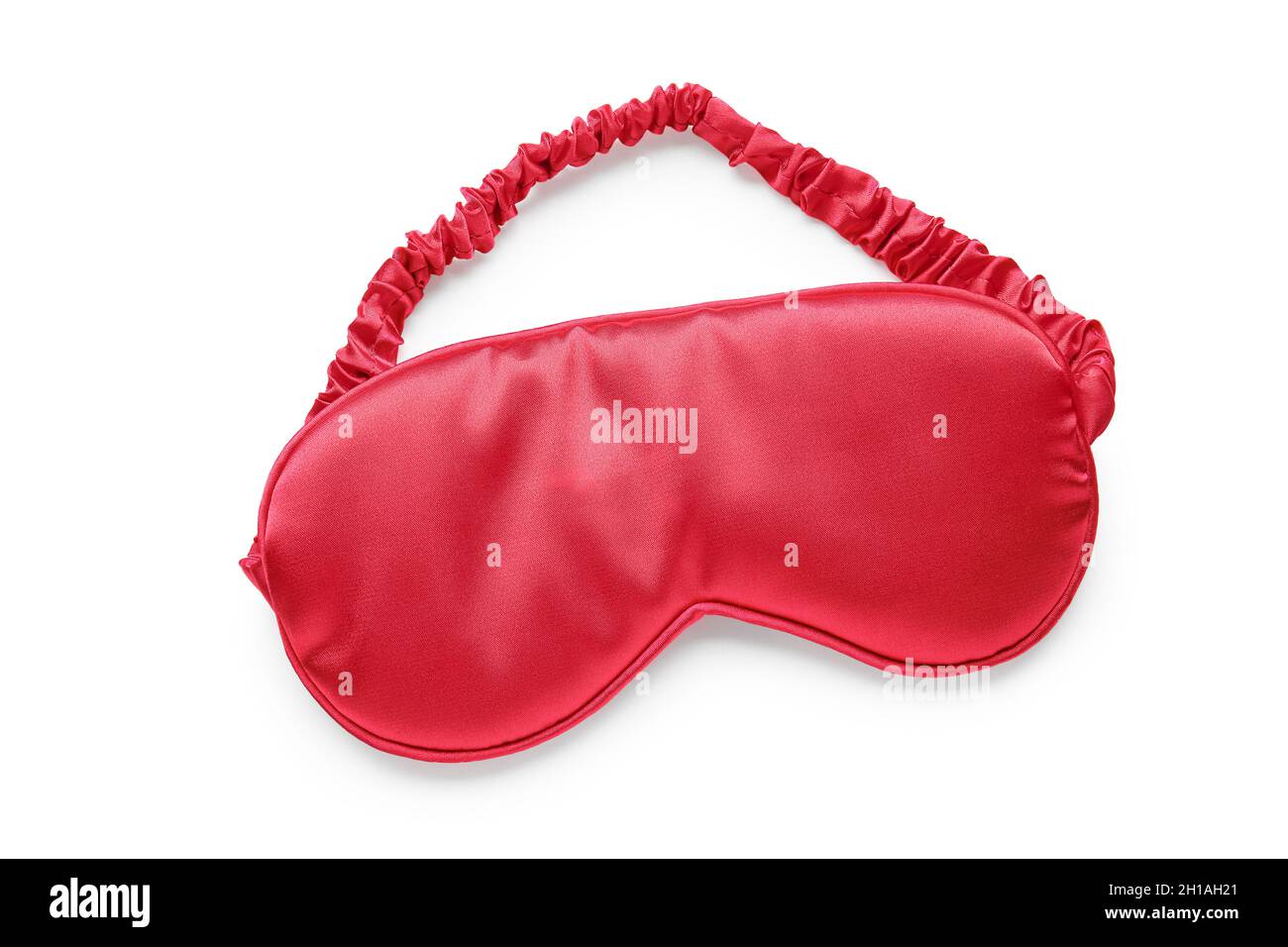 Stylish sleep mask on white background Stock Photo - Alamy