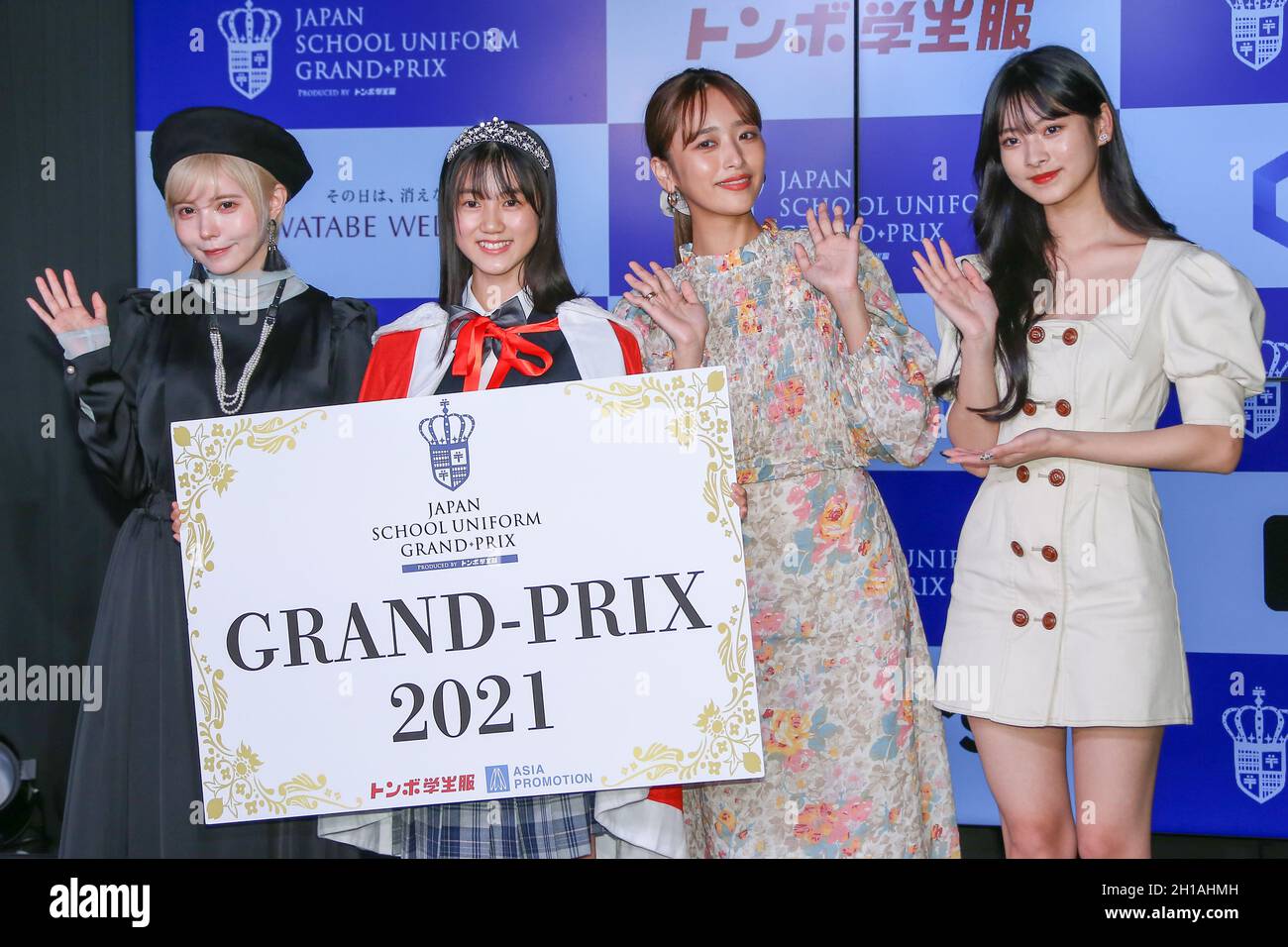 Tokyo, Japan. 17th Oct, 2021. Japanese model production company held ...