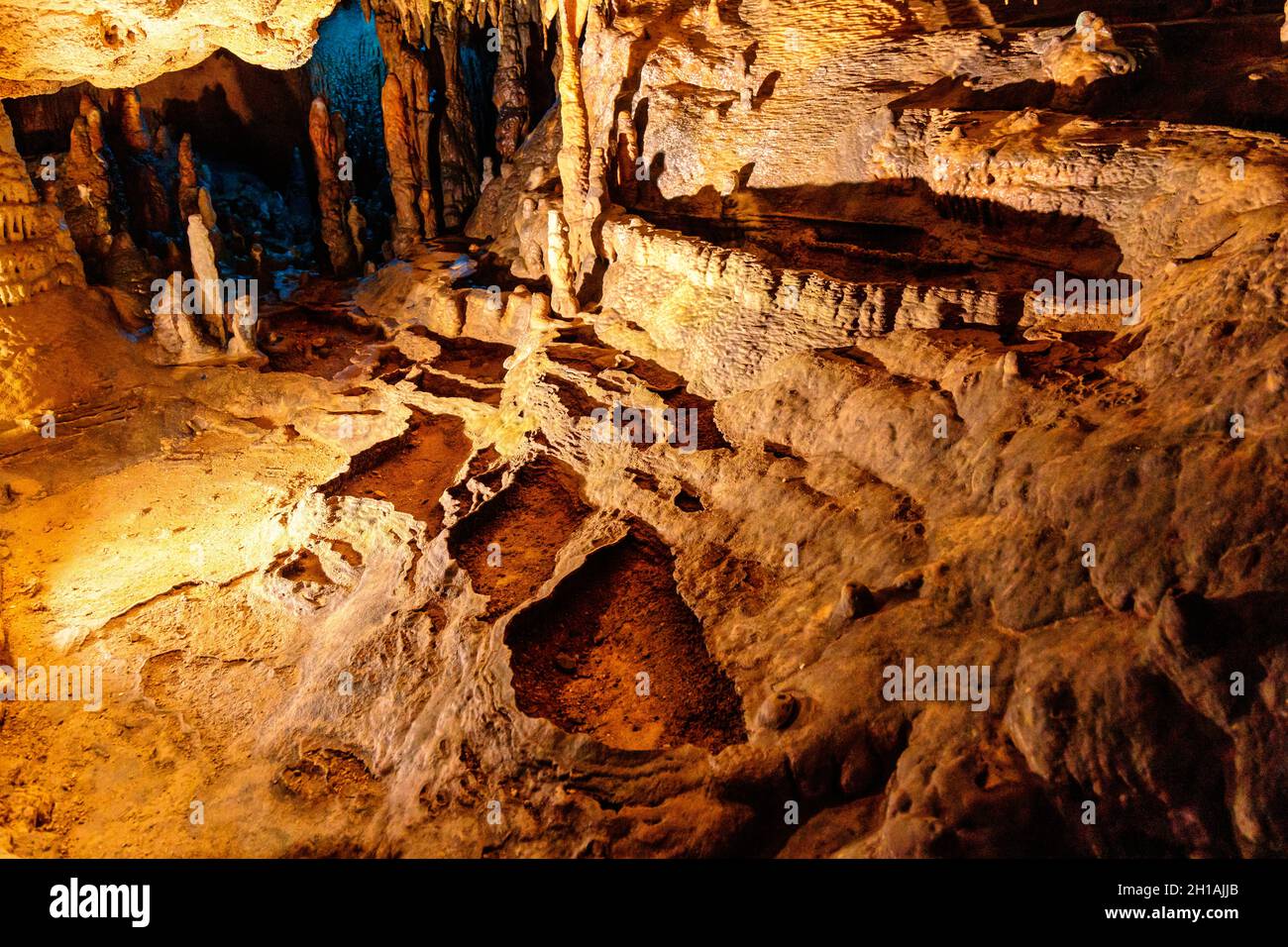 Beautiful Scenic View of a Florida Cavern Stock Photo - Alamy