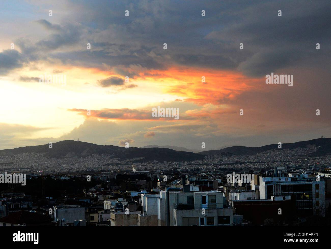 Sunrise athens hi-res stock photography and images - Alamy
