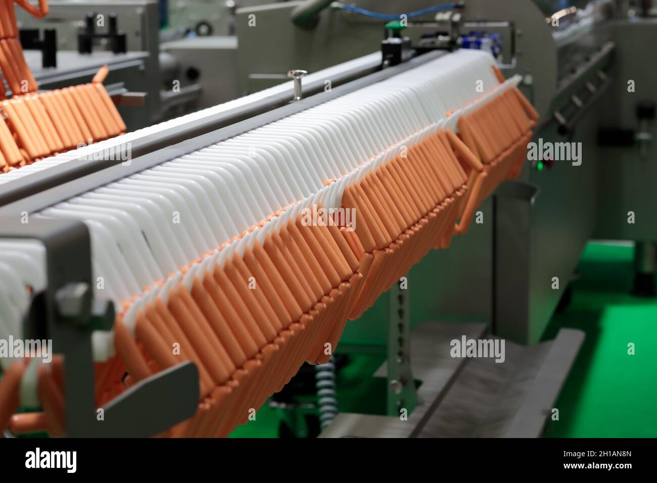 Automatic sausage production line and sausage hanging system in meat ...