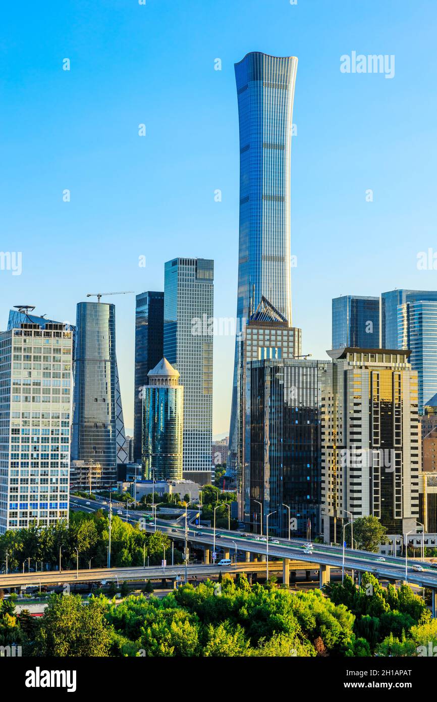 Modern city skyline and buildings in Beijing,China Stock Photo - Alamy