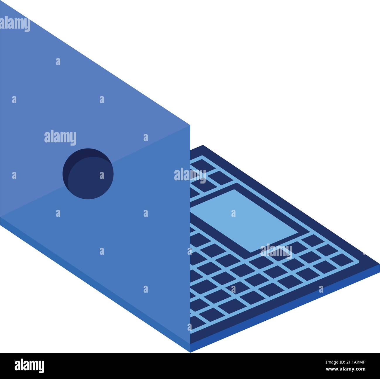 laptop computer isometric Stock Vector Image & Art - Alamy