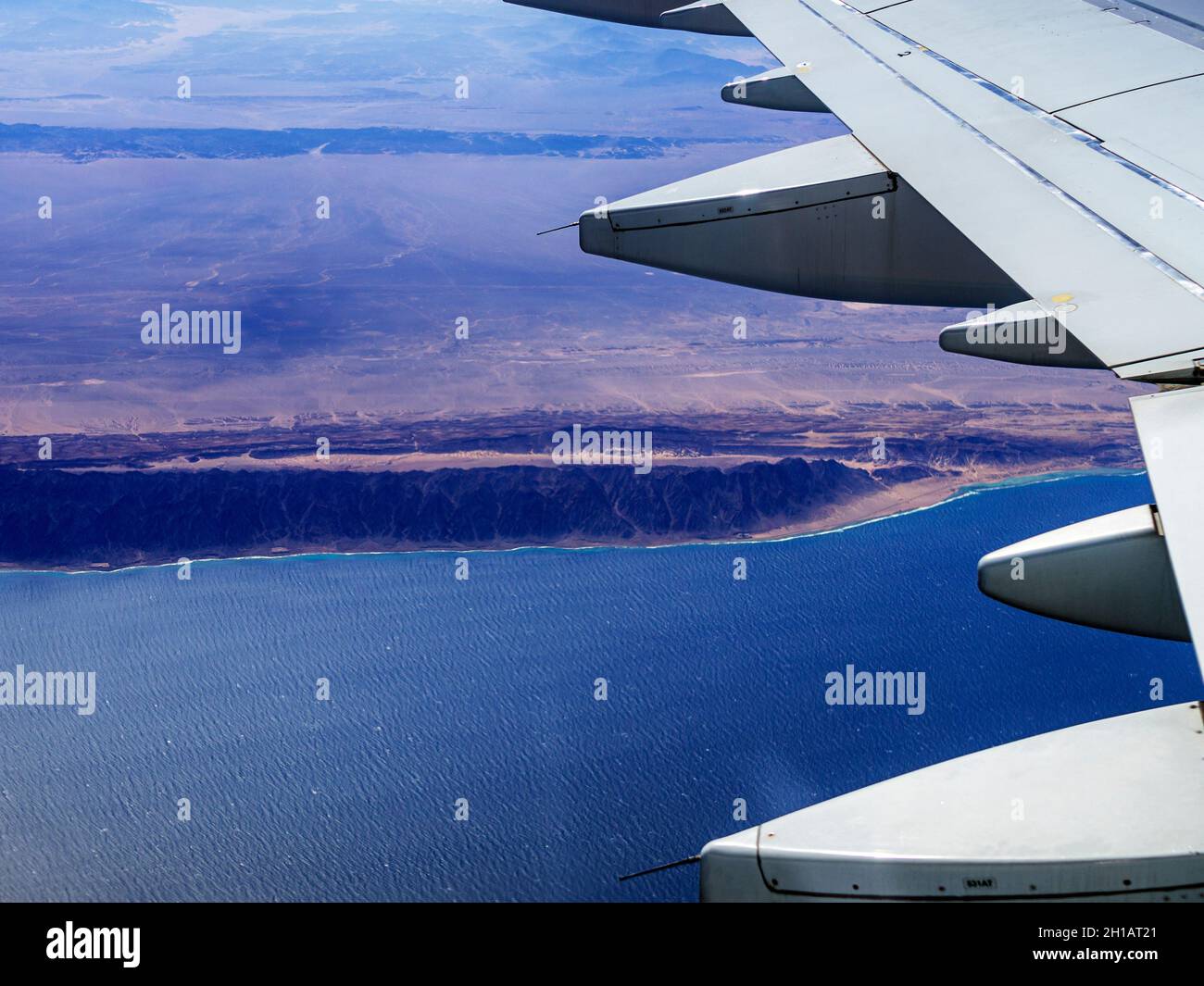 Aerial view above the clouds and sky, Inspiration concept. Travel ...