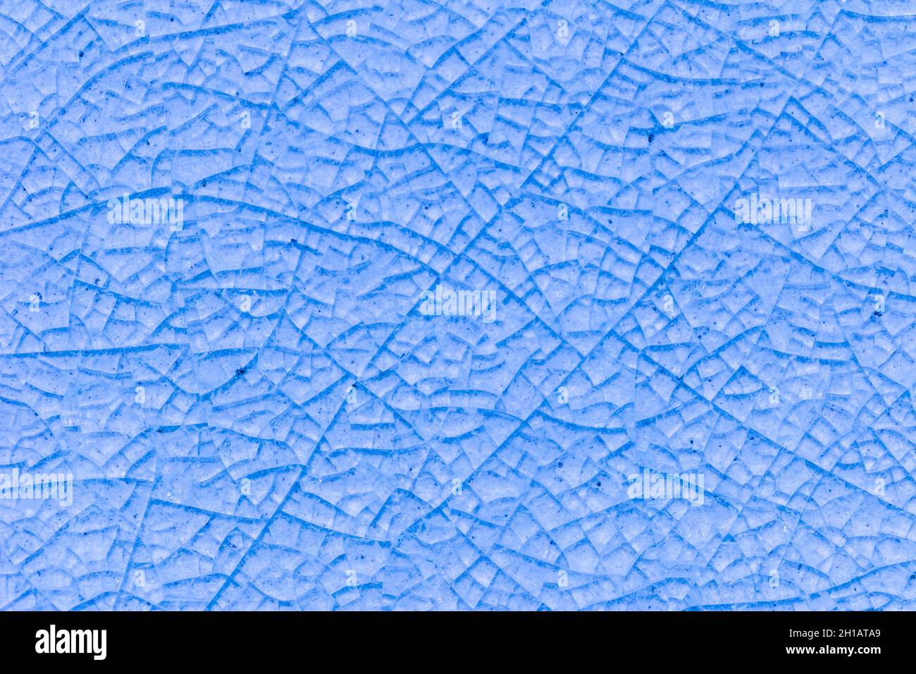 Abstract of blue crack ceramic tile ,glazed tile texture background ...